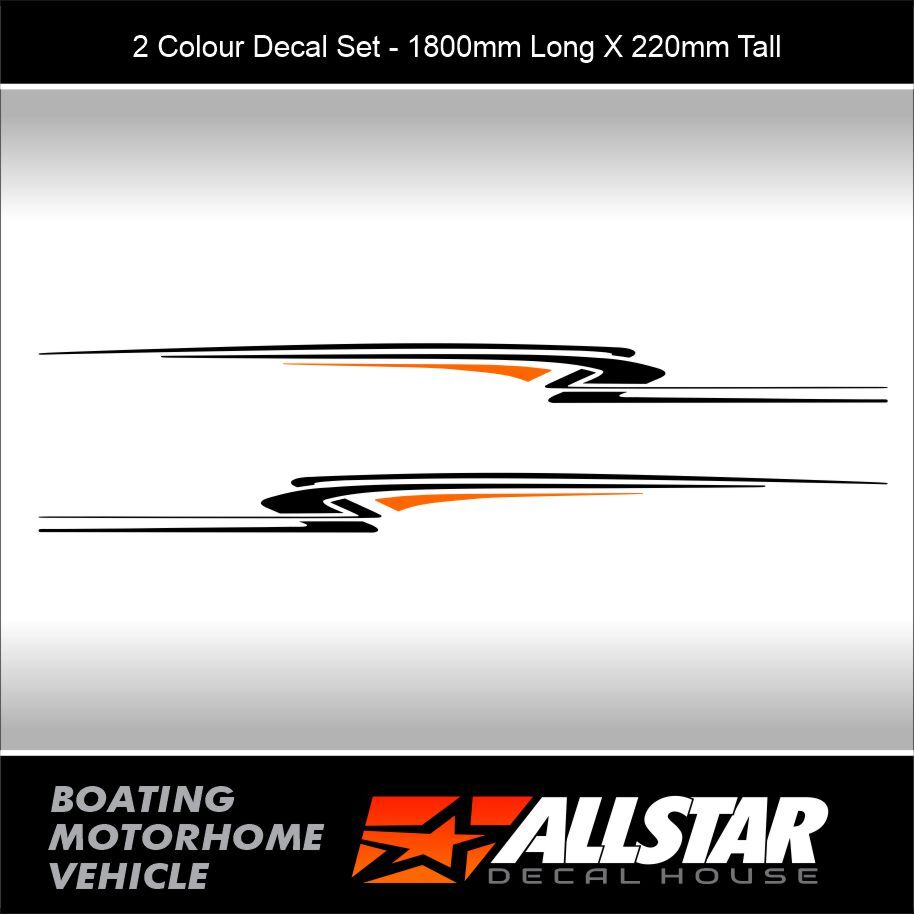 Boat Graphics Decal Kit, Vinyl stripe Sticker for Marine and Automotive ...