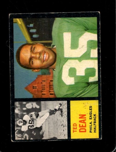 1962 TOPPS #117 TED DEAN VGEX SP EAGLES *X76605 | eBay