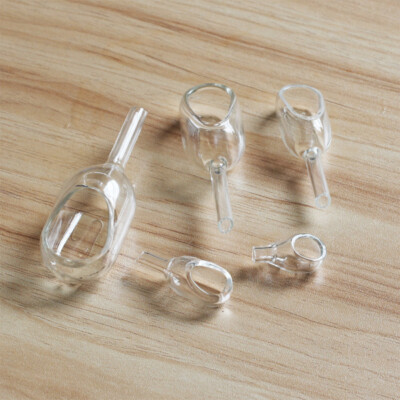 Weighing Funnel 1/3/5/10pcs Weighing Boat Round Glass Laboratory ...