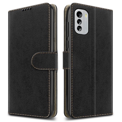 For Nokia G60 5G Case, Leather Wallet Flip Phone Case Cover + Screen ...