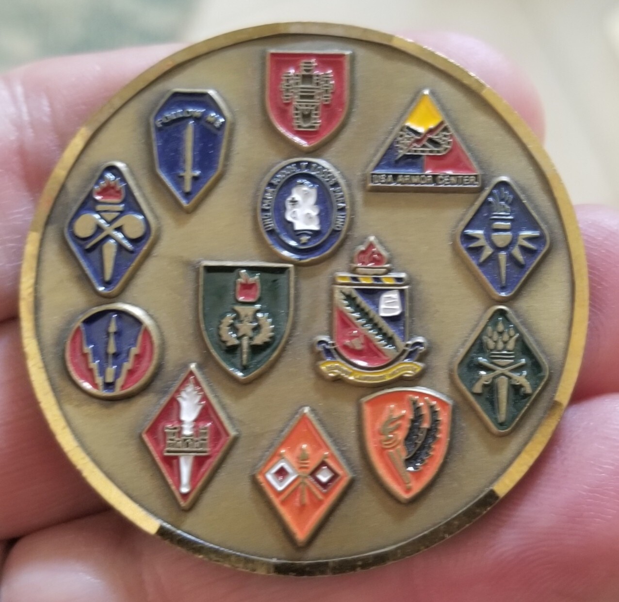 vintage U.S. Army Fort Leavenworth Challenge Coin Command Sergeant ...