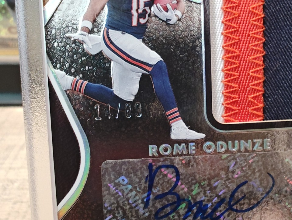 2024 Gold Standard - Nouveau Riche Rome Odunze NRP-ROE Holo Silver 14/ ...