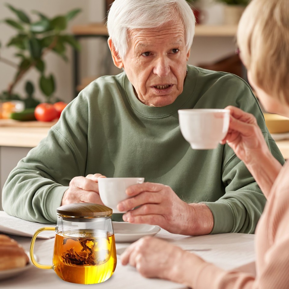 Tea Cup Tea Mug with Infuser and Lid Glass Tea Cup Tea Infuser Cup Tea ...