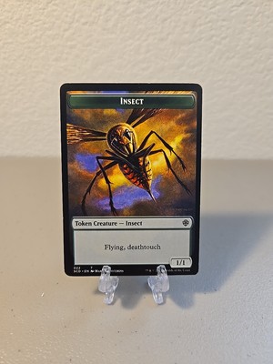 MTG Insect 022 Cat 003 Double Sided Token LP Starter Commander Decks | eBay