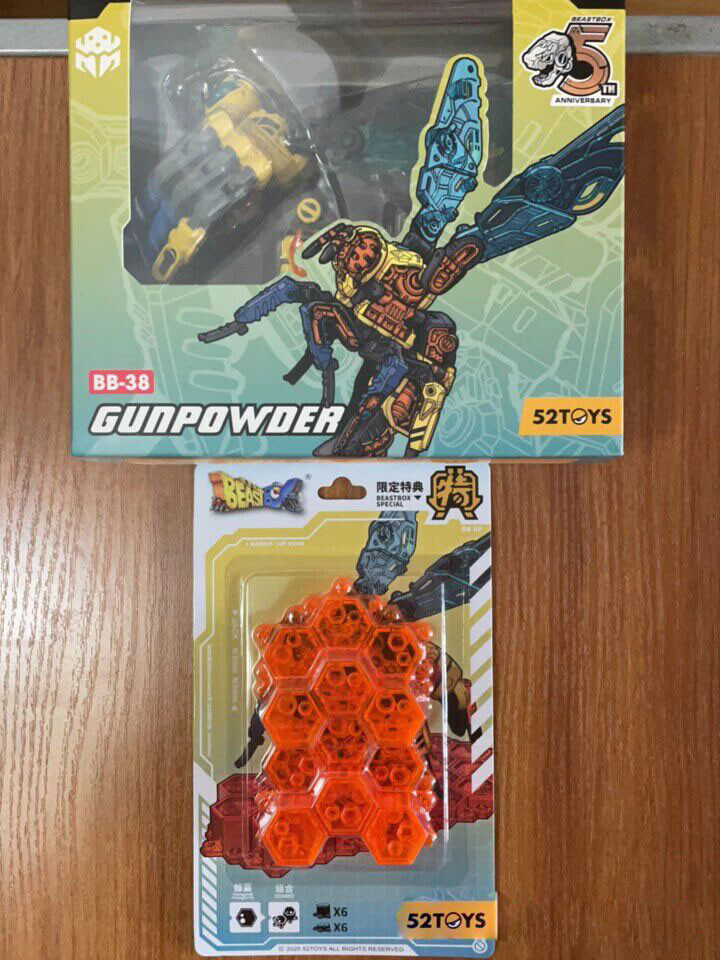 NEW 52Toys BEASTBOX BB-38 BB38 GUNPOWDER BEE Action Figure Toy in HAND ...