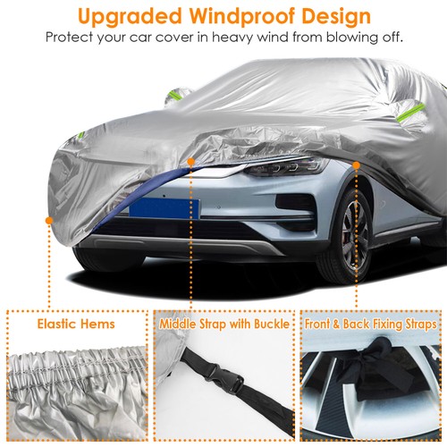 Waterproof Car Cover Outdoor UV Rain Snow All Weather Full Coverage ...
