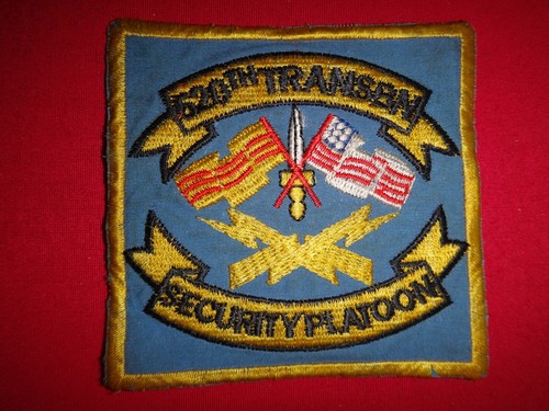 Vietnam Guerre Patch États-unis 520th Trans Bataillon Sécurité Platoon ...