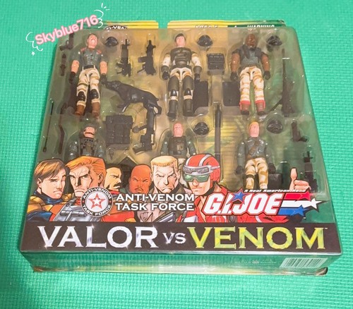 Brand New GI JOE Valor Vs Venom ANTI-VENOM TASK FORCE 2004 exclusive 6 ...