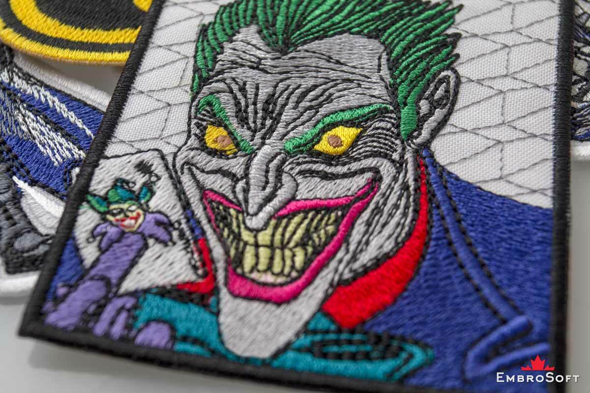 Joker Supervillain Comics Embroidered Patch Iron On / Sew On SIZE: 3 ...