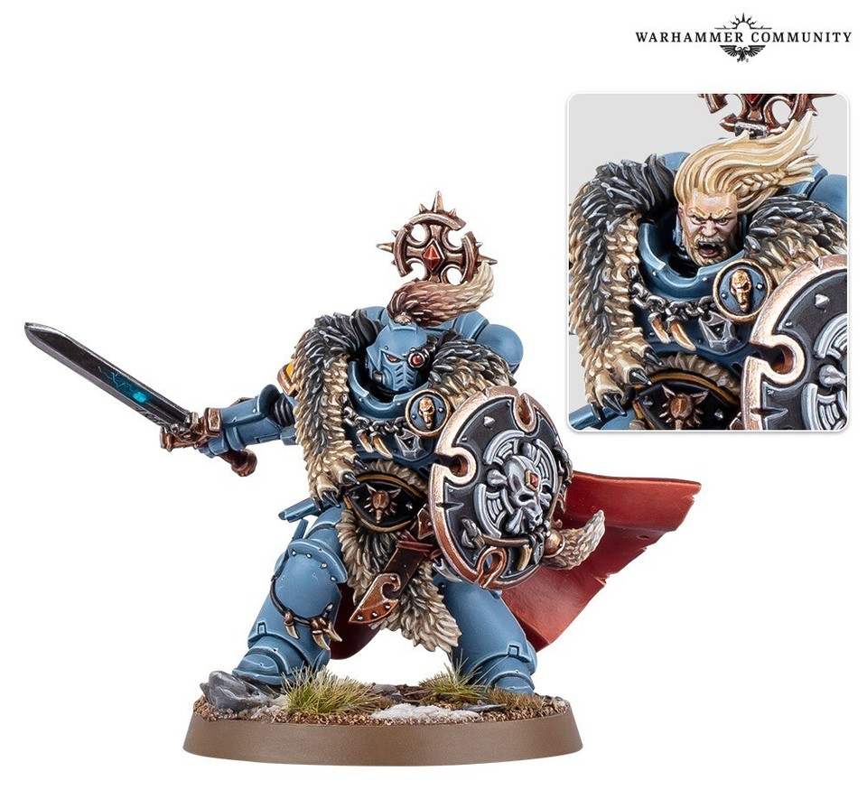 Games Workshop, Warhammer 40k, Primaris Wolf Guard Battle Leader (Ready ...