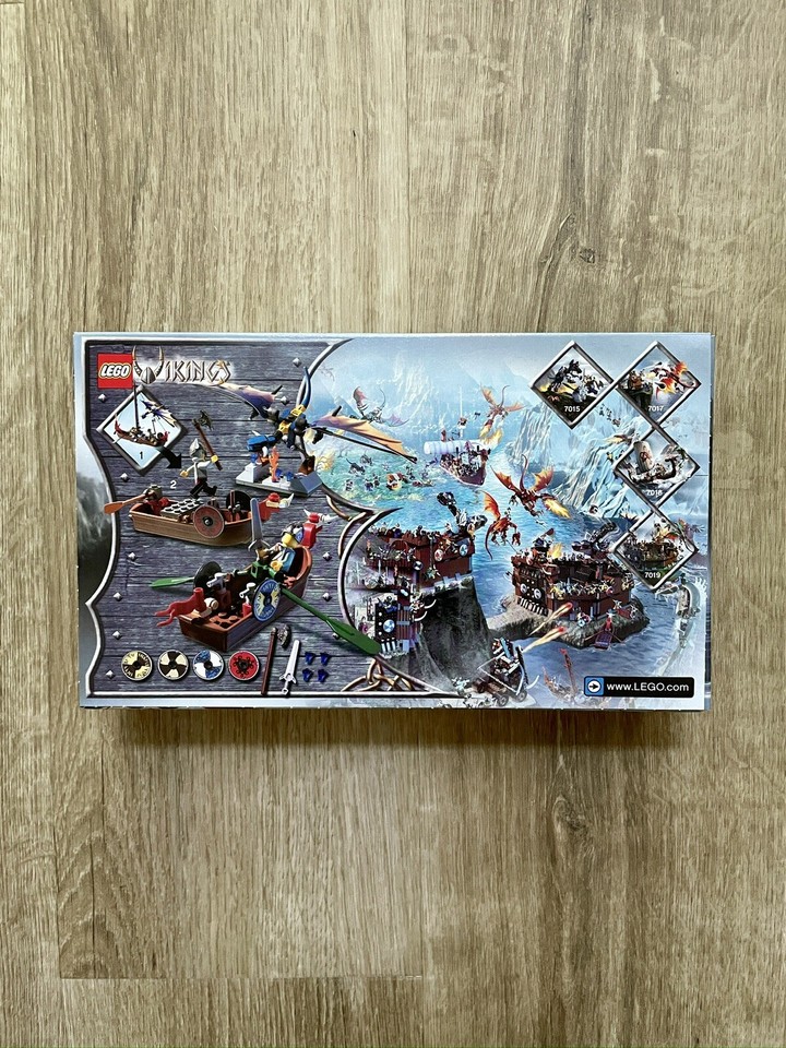 LEGO Vikings 7016 Boat against the Wyvern Dragon (New MISB Sealed ...