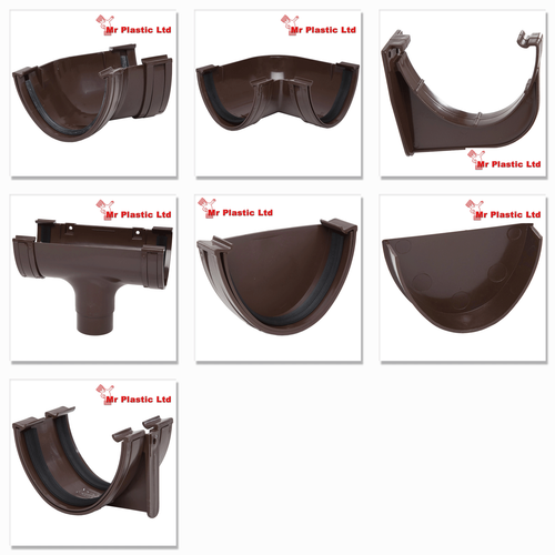 Polypipe 117mm Polyflow, Deep Capacity, Deep Flow Gutter Fittings in ...