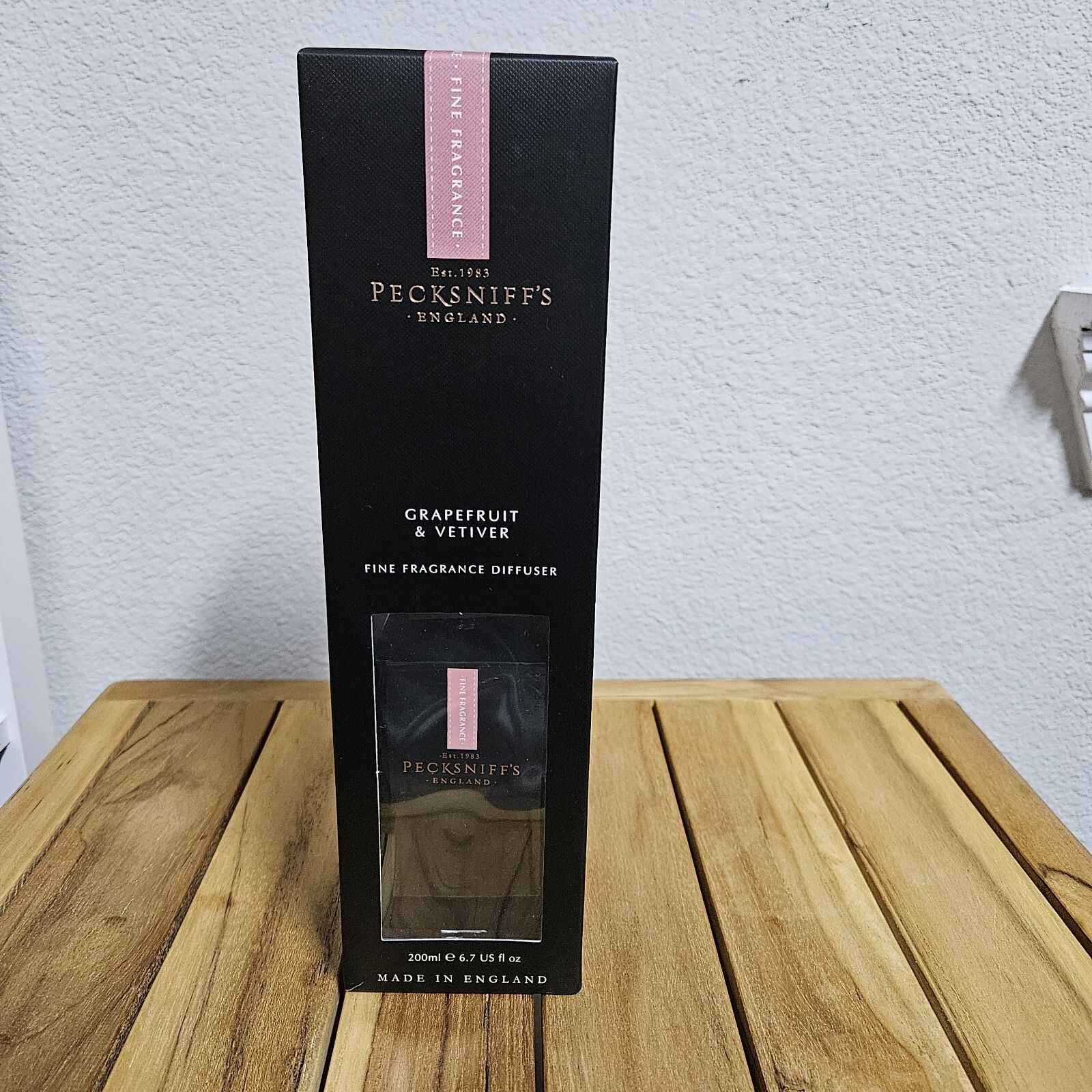 Pecksniffs England Grapefruit Vetiver Fine Fragrance Diffuser 3.3oz NIB ...