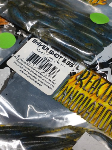 5 PACKS of Reaction Innovations 3.65 Shiver Shot See Photos For Colors ...