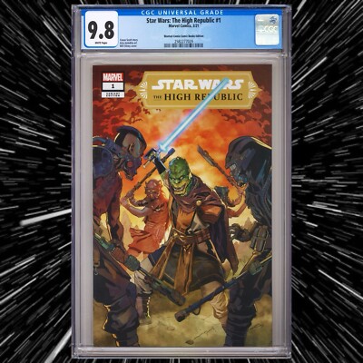 CGC 9.8 Star Wars The High Republic #1 Sliney Variant 1st app Keeve ...