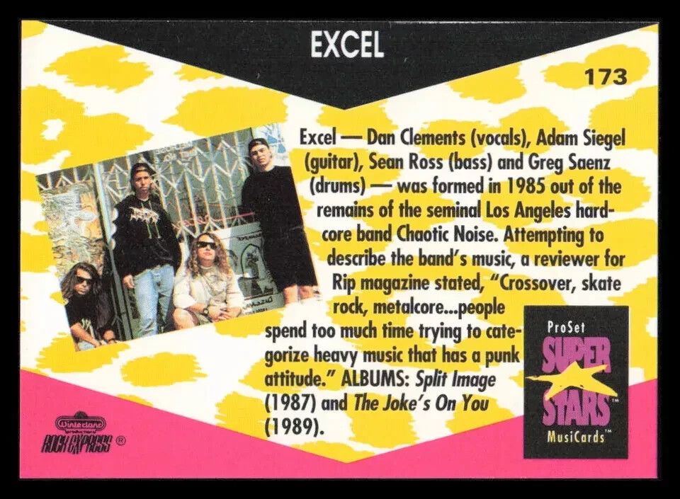 1991 PRO-SET MUSIC SUPER STARS MusiCards Collectible Trading Card #173 ...