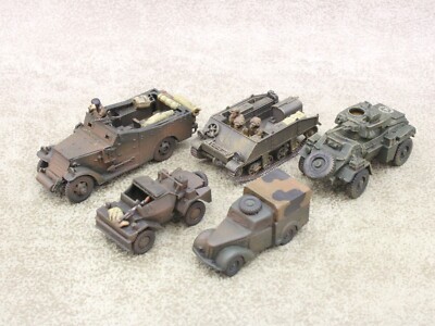 20mm 1/72 WW2 British RECON VEHICLES x5 Painted 27069 | eBay UK