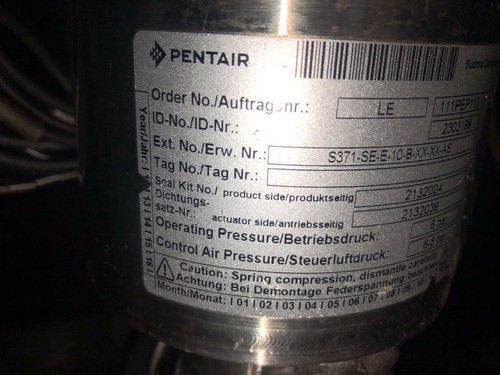 Pentair Sudmo Intellitop 2.0 Control Valve ID-No 2303199. Order No ...