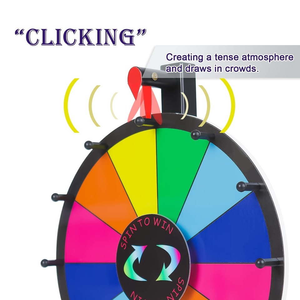 iElyiEsy Prize Wheel Pegs & Pointer Replacement Kit Carnival Wheel Pegs ...