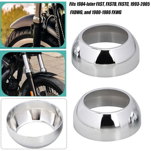 Chrome 41mm Front Fork Cover For Harley 1993-05 Dyna Wide Glide FXDWG ...