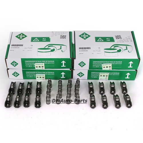 INA 16x Hydraulic Lifters Tappets Rocker Arms Set For VW GTI AUDI A4 2. ...