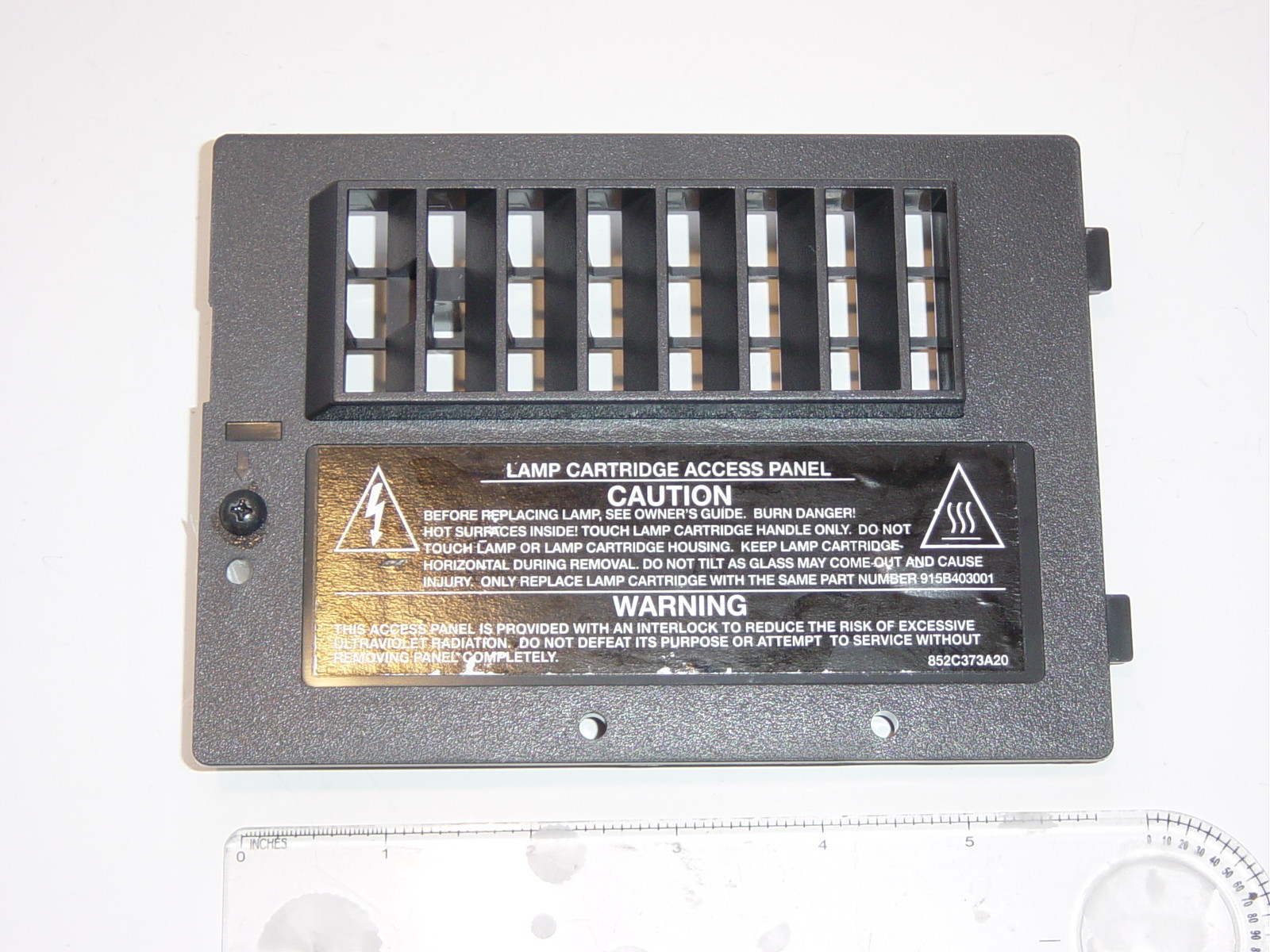 Mitsubishi WD-73737 Lamp Door Cover r882 | eBay