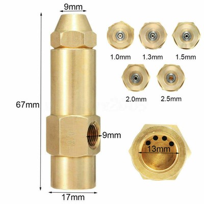 Heavy Oil Waste Alcohol-based Fuel Burner Nozzle 1mm/1.3mm/1.5mm/2mm/2 ...