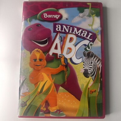 Barney Animal ABCs DVD 2008 Out Of Print Kids Show Vintage Learning ...