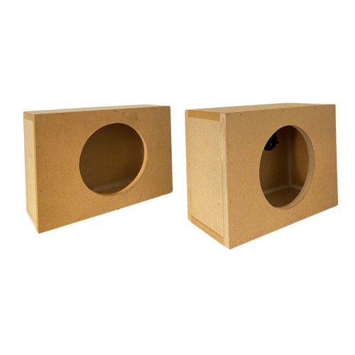 6x5” Pair Sealed Bare Subwoofer Enclosure Car Audio Speaker MDF- No ...