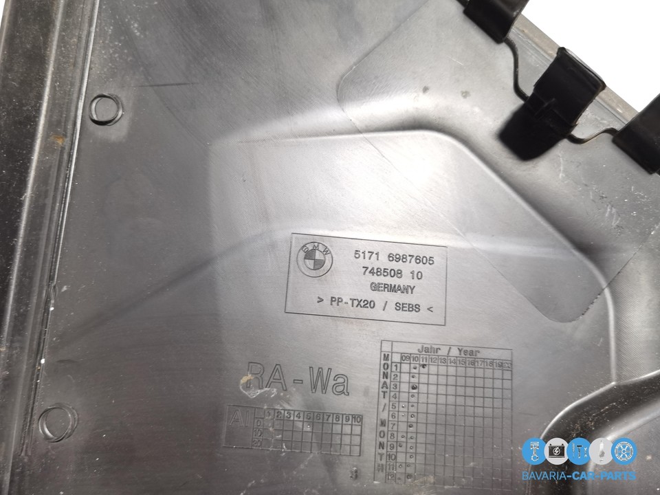 Original BMW F10 F11 F12 F13 Couvercle 6987605 | eBay