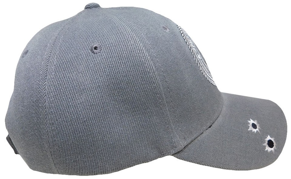 2nd Amendment Americas Original Homeland Security Grey Gray Embroidered ...