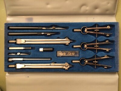 Vintage CHARVOZ Drafting Kit - Field Set | eBay