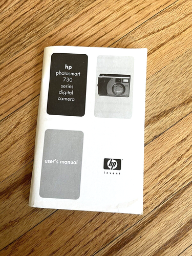 Vintage HP 730 Photosmart Digital Camera Users Manual 116 Pages | eBay
