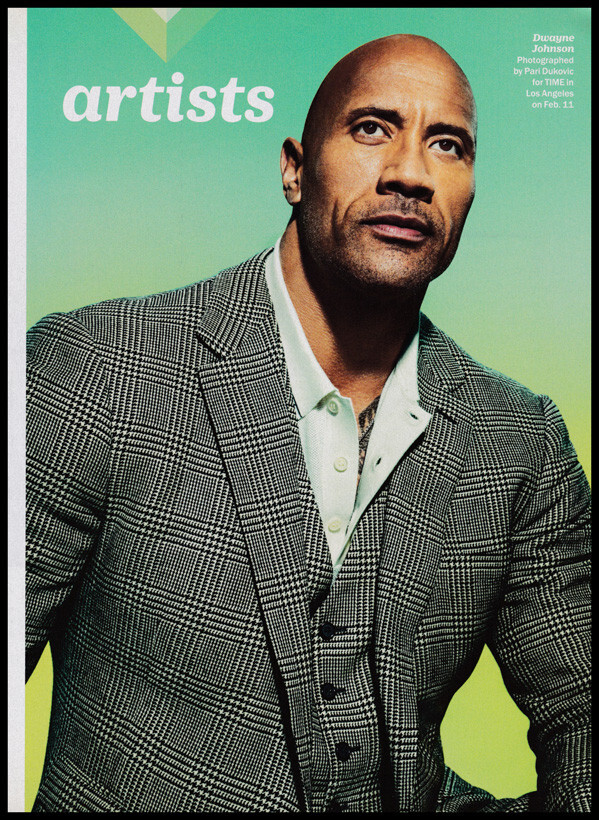 Dwayne Johnson 1.5-page clipping 2019 Artist | eBay