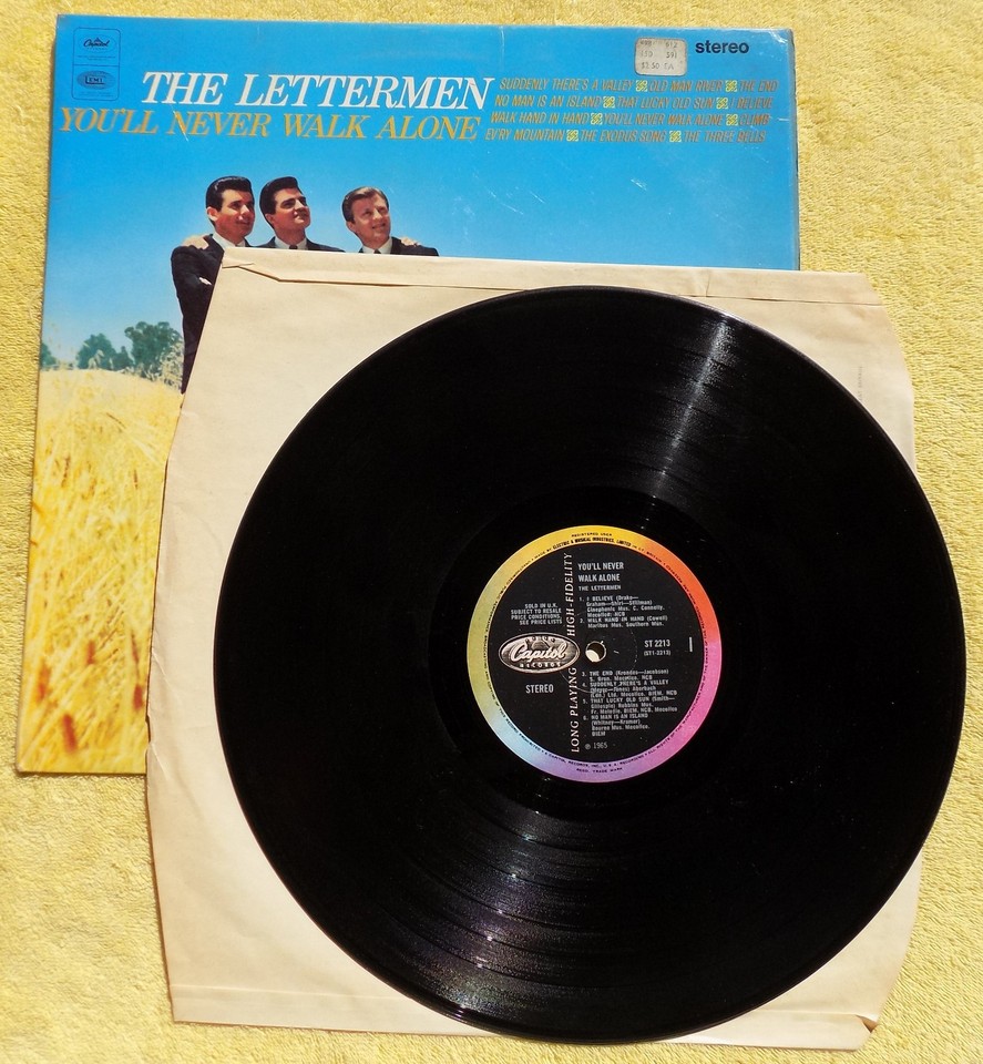The Lettermen: You'll Never Walk Alone - Vinyl - 1965 Capitol ST2213 | eBay