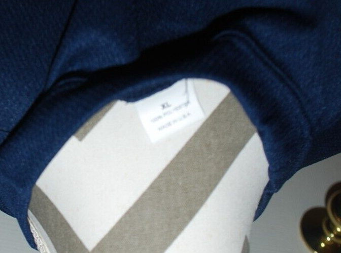 Mens XLARGE USMC MARINES T-Shirt EGA Crest Marine Logo Chest NAVY BLUE ...