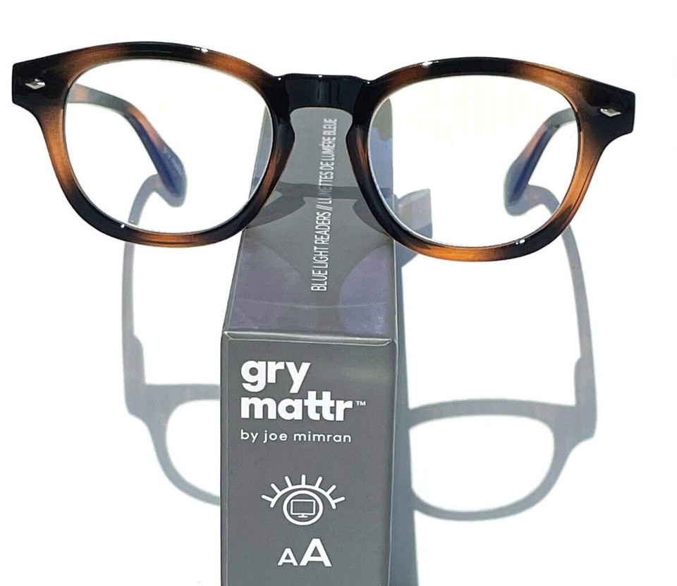 Gry Mattr DESIGNER READERS Shiny Tortoise AMBITIOUS Blue Light Blocking Eyewear | eBay