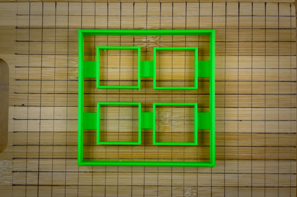 Square Window - Wooden small window - Cookie cutter Multi-Size | eBay