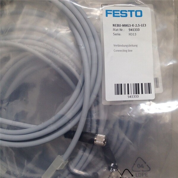 1pcs New Festo Brand new ones NEBU-M8G3-K-2.5-LE3 541333 Connecting ...