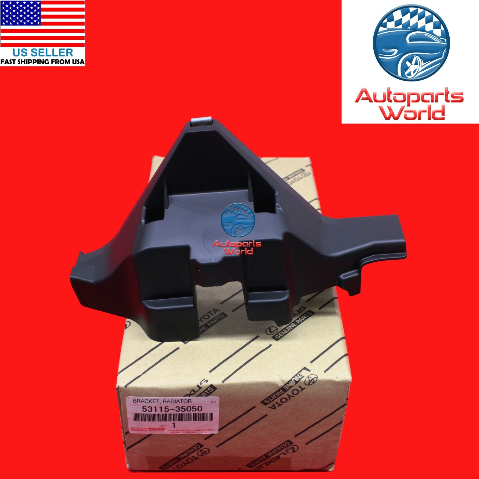 GENUINE OEM TOYOTA 2010-2019 4RUNNER FRONT RADIATOR GRILLE BRACKET ...