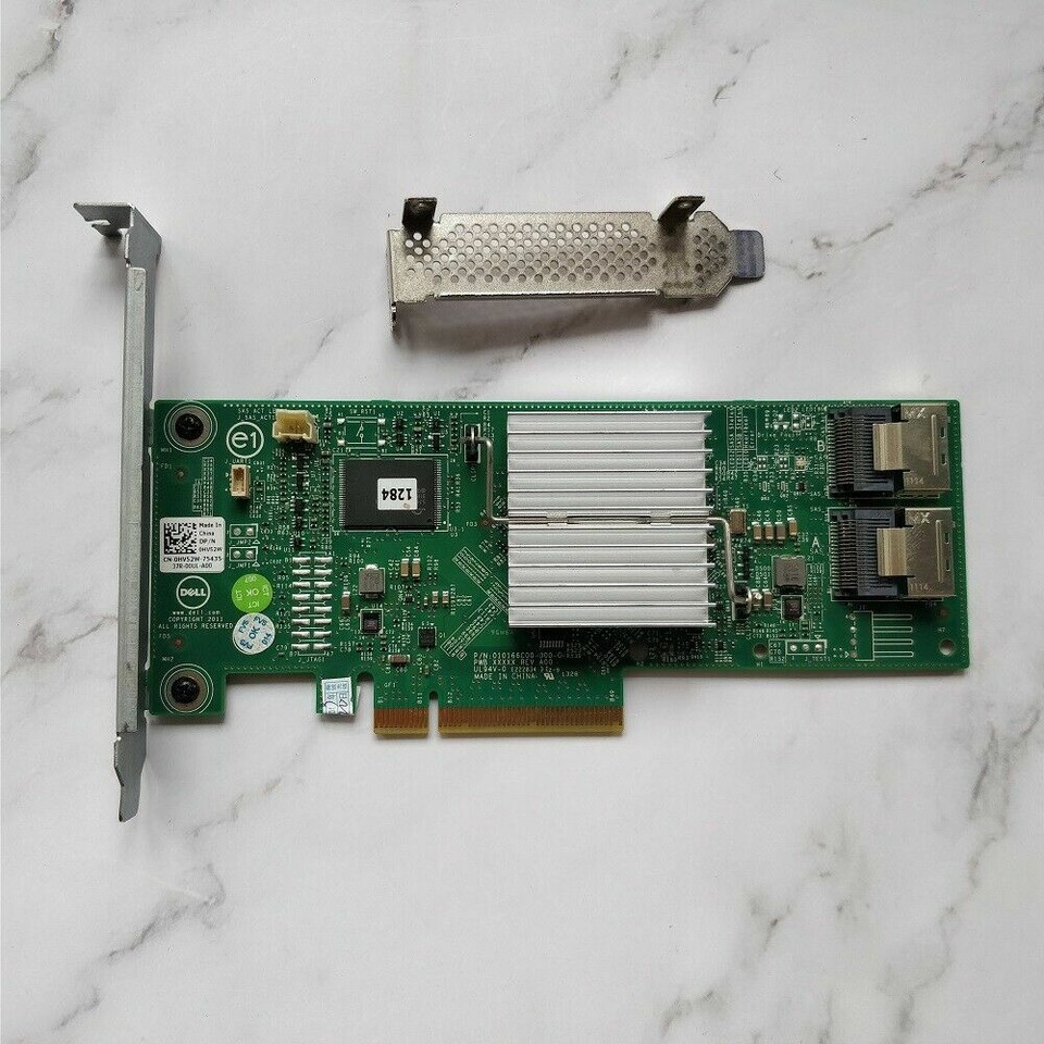 Dell Perc H310 SATA / SAS HBA Dual 6Gbps Internal PCIe x8 RAID Storage ...