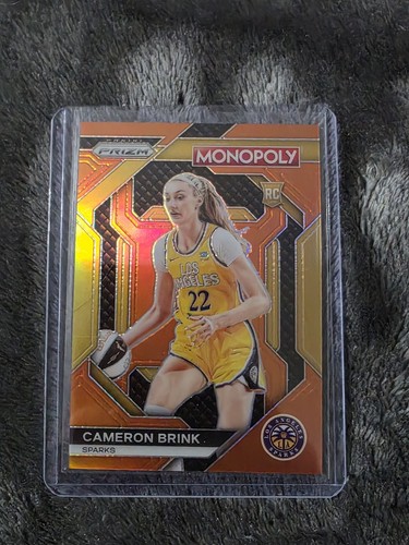 2024 Panini WNBA Monopoly #WNBA6 Orange Prizim Cameron Brink RC /124 w ...