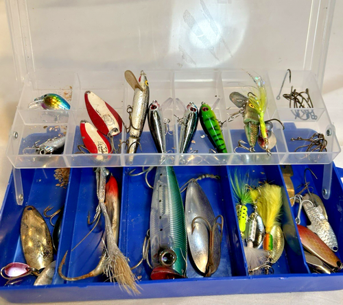 Fishing Lure Lot of 24+ Most Freshwater Assorted with Case | eBay