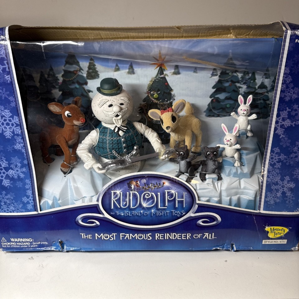 Vintage Memory Lane Rudolph The Most Famous Reindeer Of All Toy New In ...
