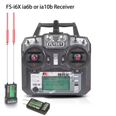 FLYSKY FS-I6X I6X 2.4G 10CH AFHDS 2A Radio Transmitter with IA6B IA10B ...