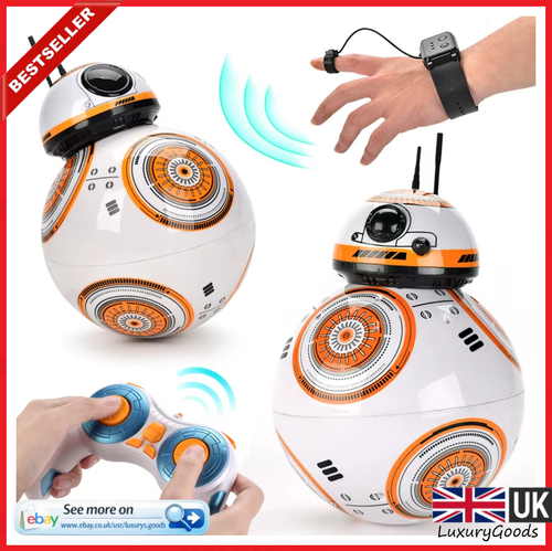 Star Wars BB-8 Intelligent RC Robot Droid Ball 2.4G Remote Control Toy ...