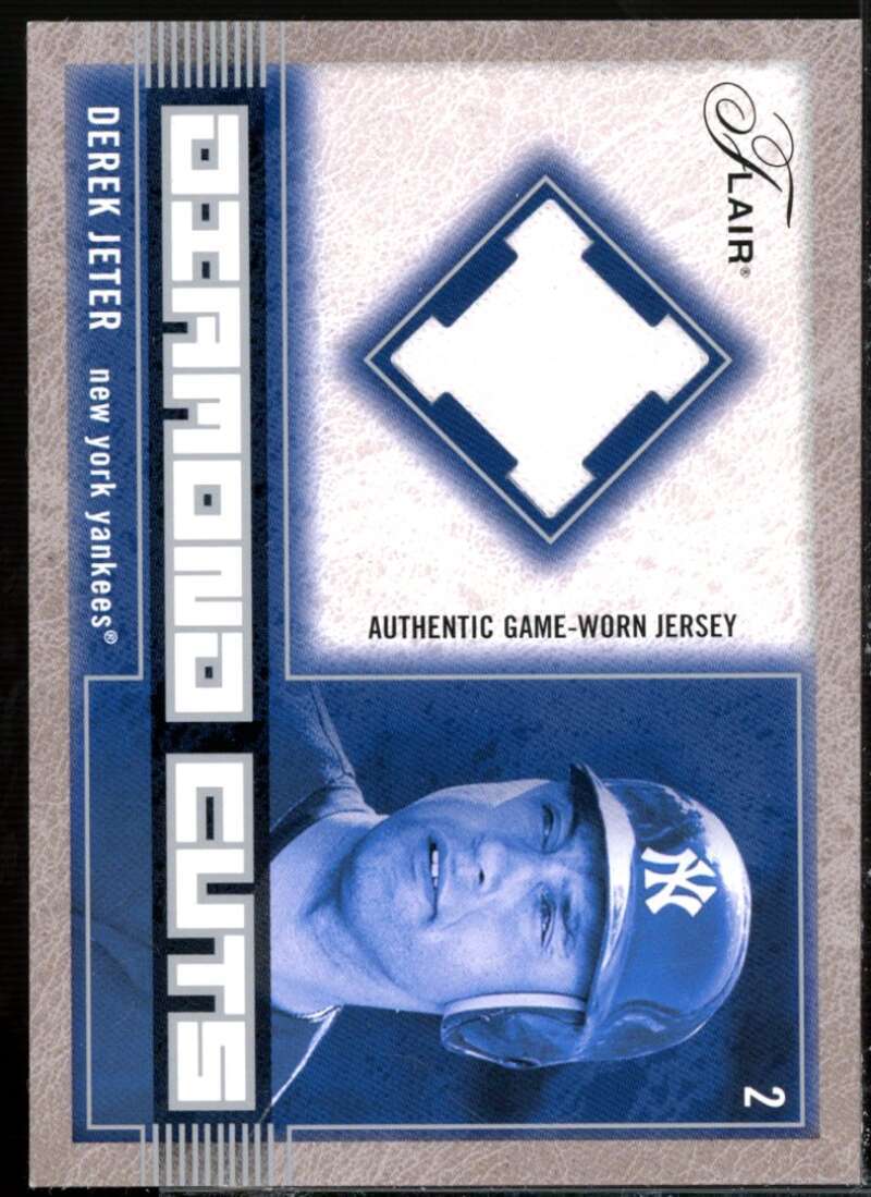 Derek Jeter Card 2003 Flair Diamond Cuts Jersey #DJ | eBay