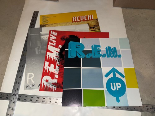 LOT OF 4 R.E.M. REM original double 2 sided PROMO poster flats | eBay