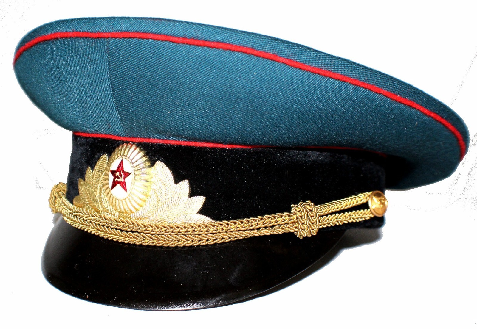 Authentic Soviet Army Parade Hat Cap Armor Officer So… - Gem