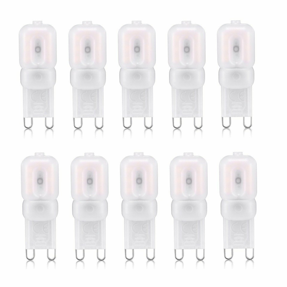 10 Pack G9 LED Capsule Light Bulb True Replacement For G9 Halogen Light ...